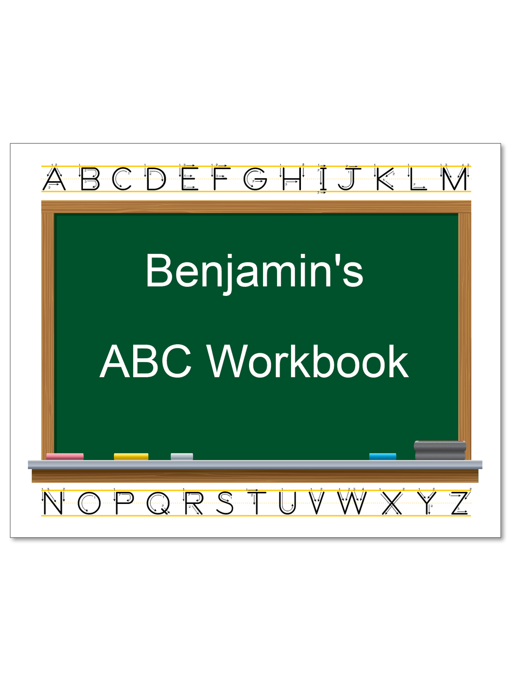 Personalized ABC Workbook – First Time Books