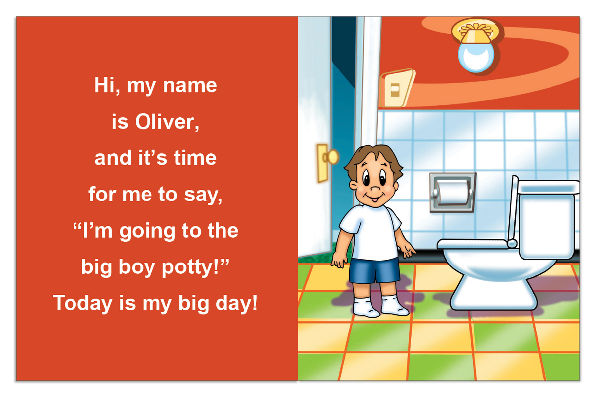 Personalized Potty Training Book with Customized Kid’s Name – First ...